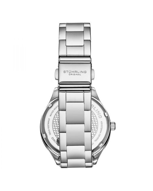 Stuhrling Saylor 38Mm Mother Of Pearl Quartz 4019 Classic in Blue | Lyst UK