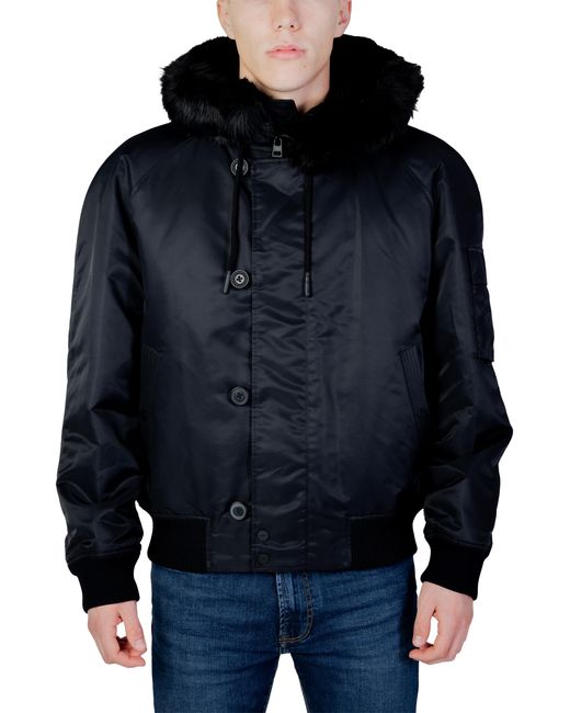HUGO Bomber Jacket 50420688 Nylon in Blue for Men | Lyst UK