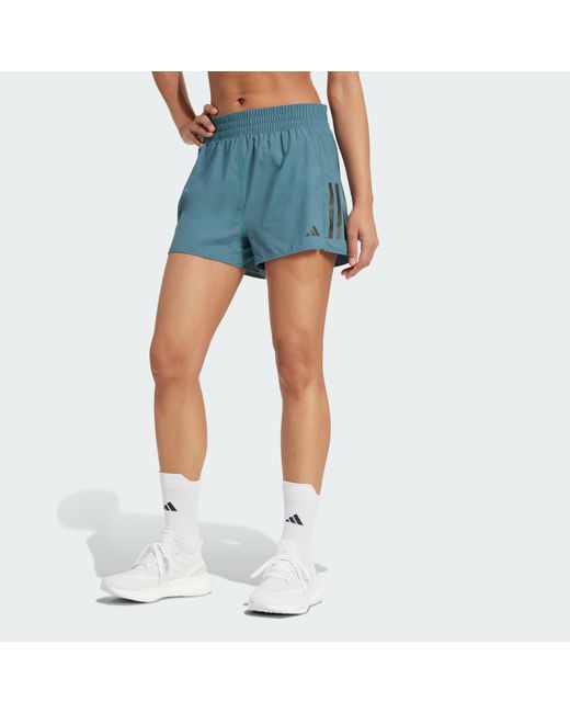 adidas Originals Own The Run Shorts in Blue | Lyst UK
