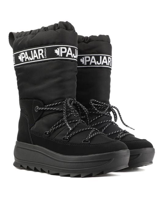 Pajar Pajaa Galaxy High Boots in Black | Lyst UK