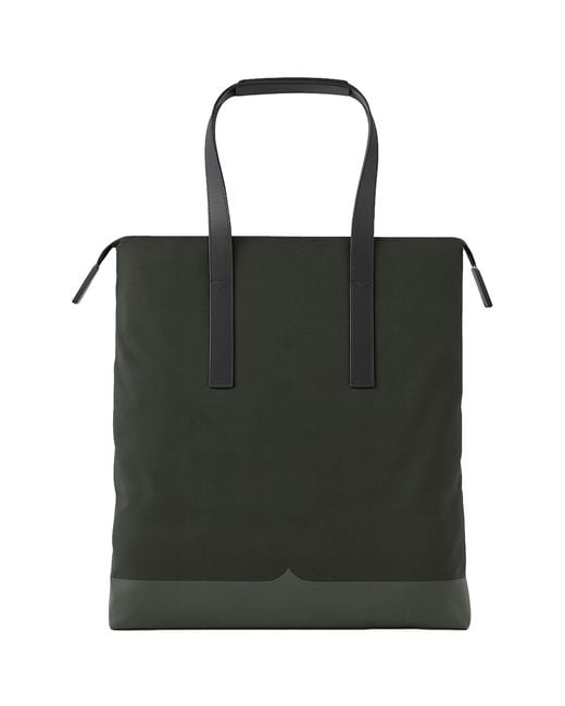 HUNTER Canvas Dark Tote Bag in Black | Lyst UK