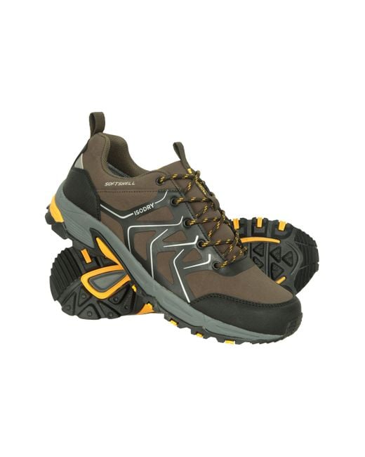 Mountain Warehouse 'Shadow' Softshell Shoes Isodry Upper Waterproof ...