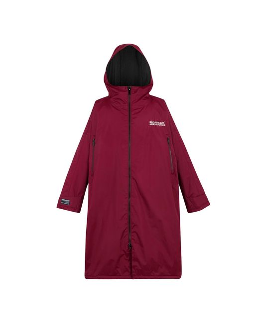 Regatta Adult Waterproof Fleece Lined Changing Robe (Dark) in Red | Lyst UK