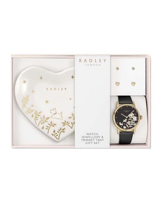 Radley Ry21792A-Tkh-Set Ladies Watch And Earrings Gift Set in White ...