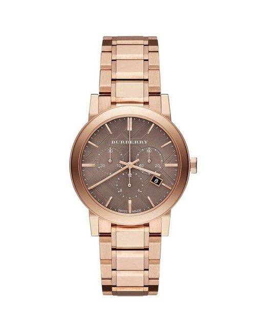 Burberry Bu9754 The City-Tone Ladies Watch in Metallic | Lyst UK