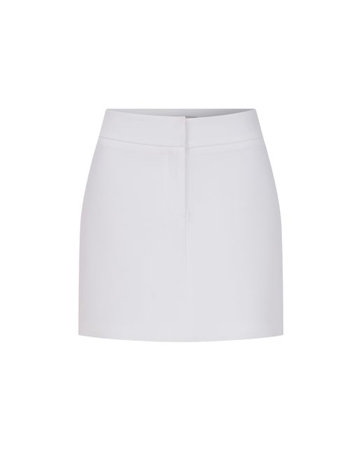 NAZLI CEREN Marde A-Line Skirt in White | Lyst