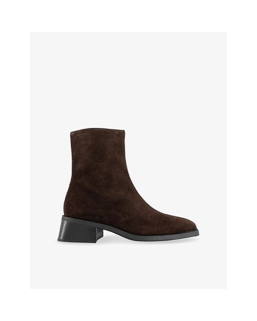 Vagabond Shoemakers Blanca Suede Heeled Ankle Boots in Brown | Lyst UK