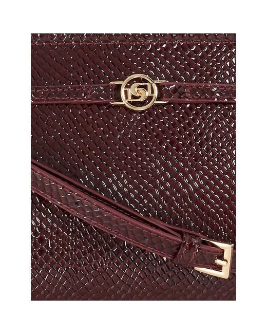 Dune Dante Medium Faux-Leather Grab Bag in Brown | Lyst UK