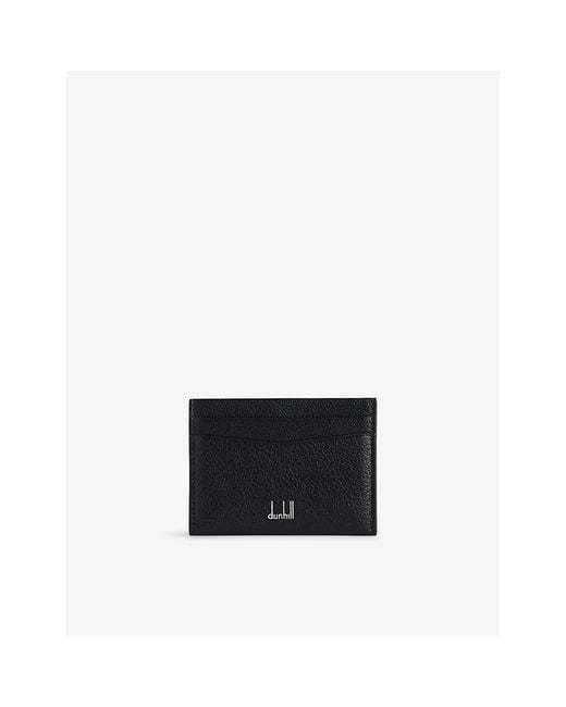 dunhill Duke Fine Leather Business Card Case in Black for Men | Lyst UK