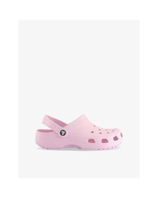 Crocs™ Classic Rubber Clogs in Pink | Lyst