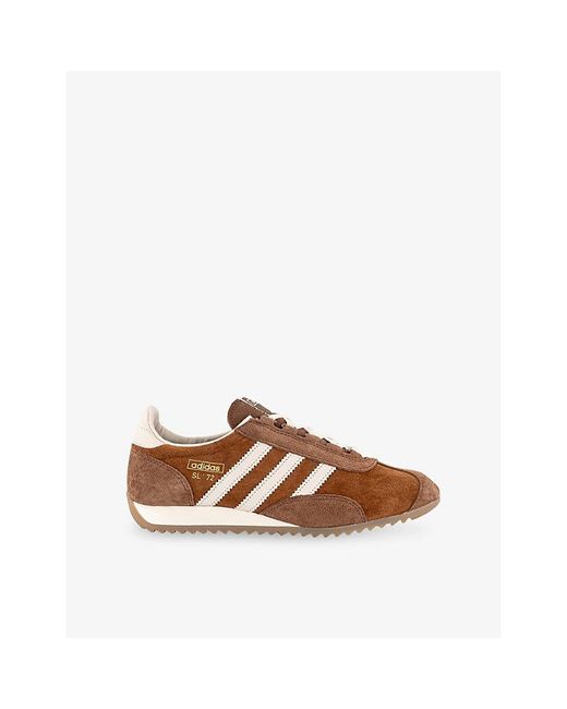 adidas Sl 72 Pt Suede And Nylon Trainers in Brown for Men | Lyst UK