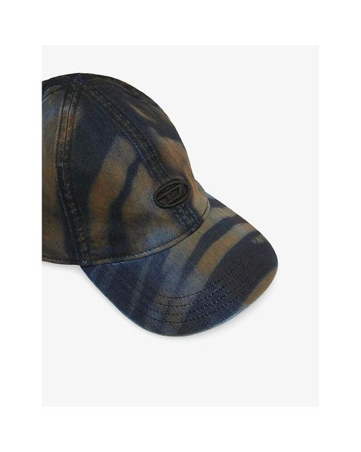 DIESEL C-Hupa Logo-Embroidered Cotton-Blend Baseball Cap for Men | Lyst UK