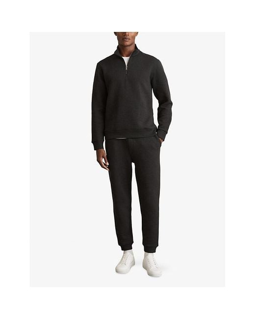 Reiss Finley Knit Low-Top Trainers in White for Men | Lyst
