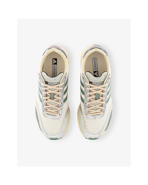 adidas Adizero Adios Mesh Trainers in White | Lyst