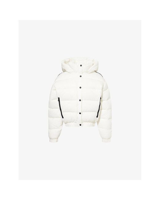 Alo Yoga Aspen Love Puffer Nylon Jacket in White | Lyst