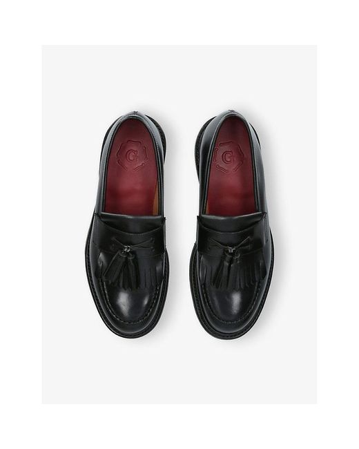 Grenson Morven Leather Shoes in Black for Men | Lyst