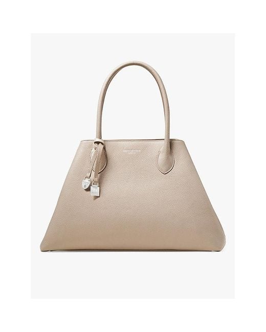 Aspinal of London Paris Large Logo-embellished Leather Tote Bag in ...