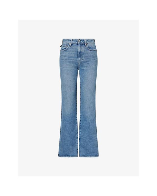 PAIGE Stevie Boot-Cut Denim Jeans in Blue | Lyst UK
