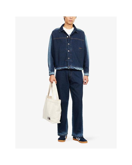 Rassvet (PACCBET) Shadow Wash Denim Jacket in Blue for Men | Lyst UK
