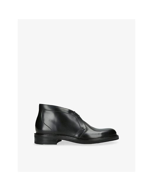 Loake Berkeley Leather Boots in Black for Men | Lyst