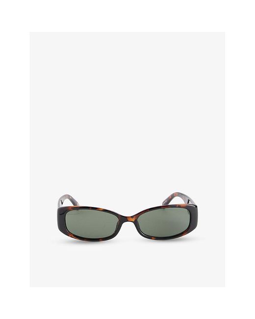 Le Specs Lsp2552121 Starlight Rectangle-Frame Sunglasses in Green | Lyst