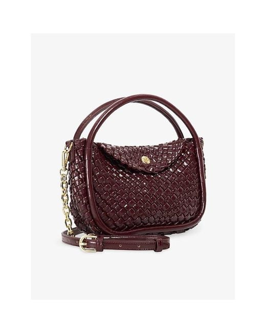 Dune Dinideliberate Mini Woven Grab Bag in Purple | Lyst UK