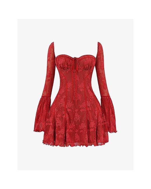 Interesting Red Dress House Of Cb Images