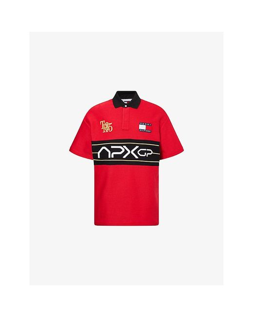 Tommy Hilfiger The Apxgp Collection Race Day Logo-Embroidered Cotton ...