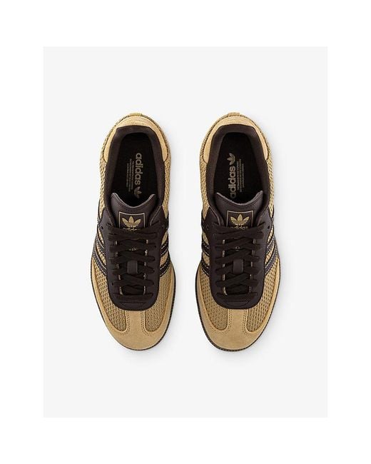 adidas Samba Og Suede And Mesh Trainers in Brown for Men | Lyst UK