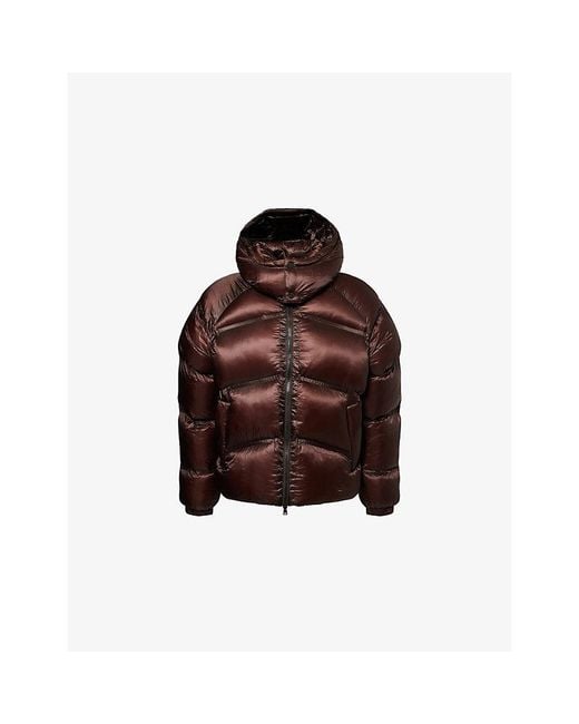 The Couture Club Translucent Padded Shell Jacket in Brown for Men | Lyst UK