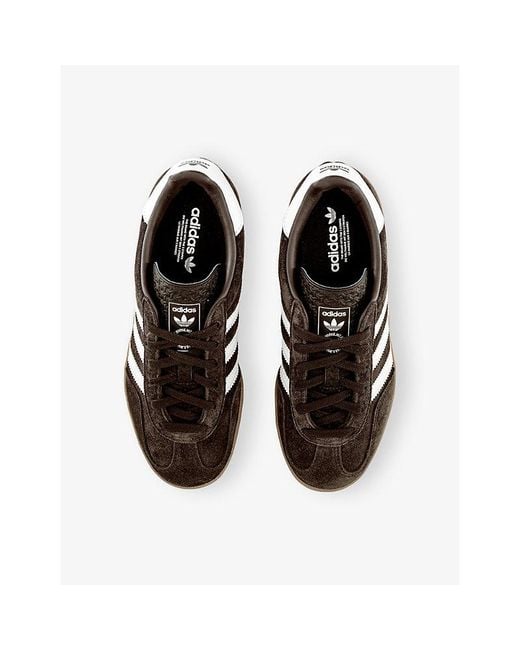adidas Gazelle Indoor Suede Trainers in Brown | Lyst UK