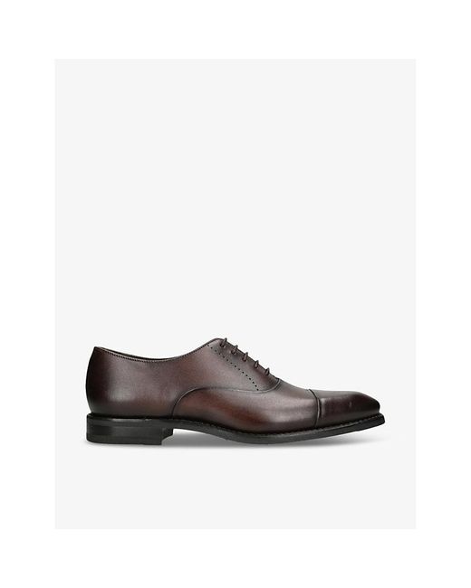 Loake Phoenix Leather Oxford Shoes in Brown for Men | Lyst