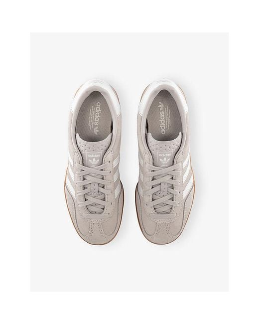 adidas Gazelle Indoor Suede Trainers in White | Lyst UK