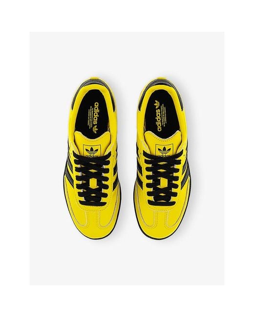 adidas Samba Og Patent Leather Trainers in Yellow | Lyst UK