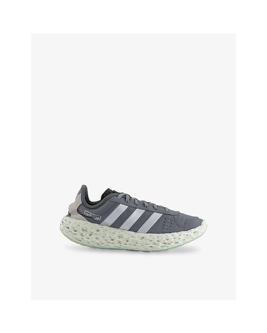 adidas Zponge Low-Top Woven Trainers in Blue for Men | Lyst