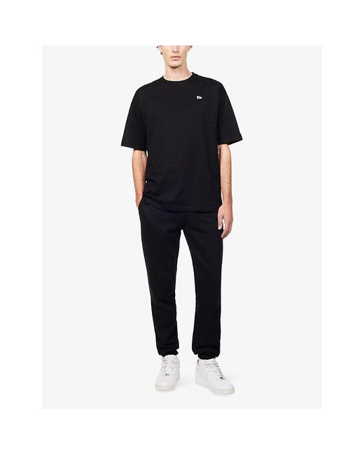 KTZ Premium Essential Oversized Cotton-Jersey T-Shirt in Black for Men ...