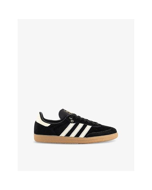adidas Samba Og Pony Hair-Leather Low-Top Trainers in Black | Lyst