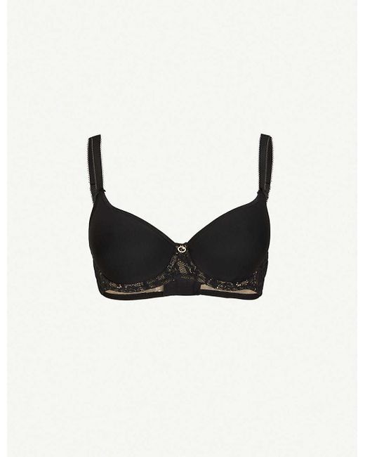 Aubade Rosessence Spacer And Lace Bra in Black | Lyst UK
