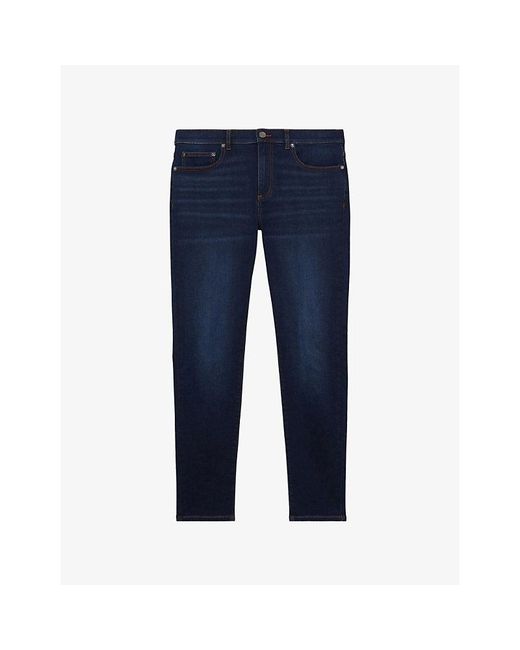 Reiss Bleaker Skinny-Fit Stretch-Denim Jeans in Blue for Men | Lyst