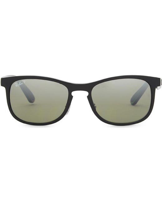 Ray-Ban Rubber Rb4263 Chromance Square Sunglasses in Shiny Black (Black ...