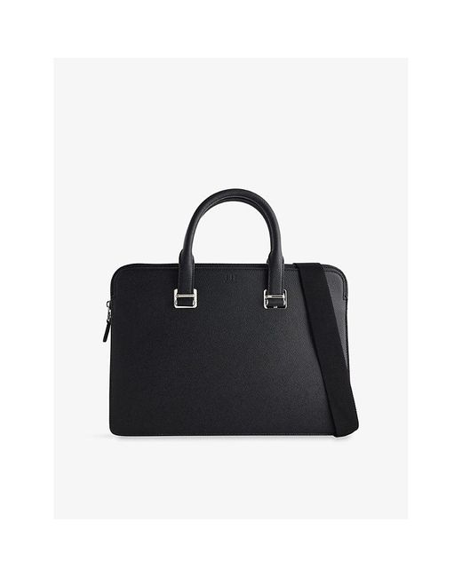 dunhill Cadogan Single-Gusset Leather Document Case in Black for Men ...