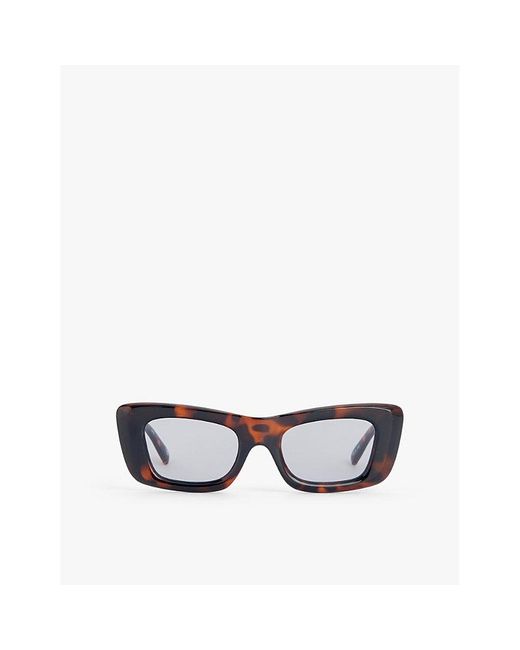 Le Specs Dopamine Rectangle-Frame Polycarbonate Sunglasses | Lyst