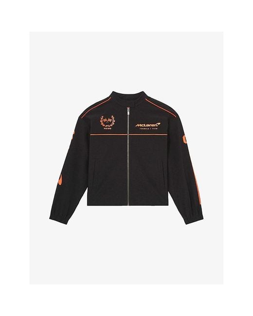 Reiss X Mclaren Branded Stretch-Woven Jacket in Black | Lyst