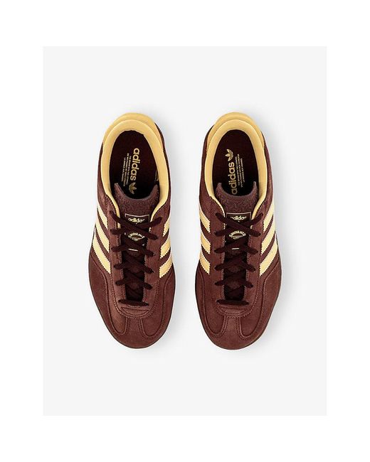 adidas Gazelle Stack Suede Trainers in Brown | Lyst UK