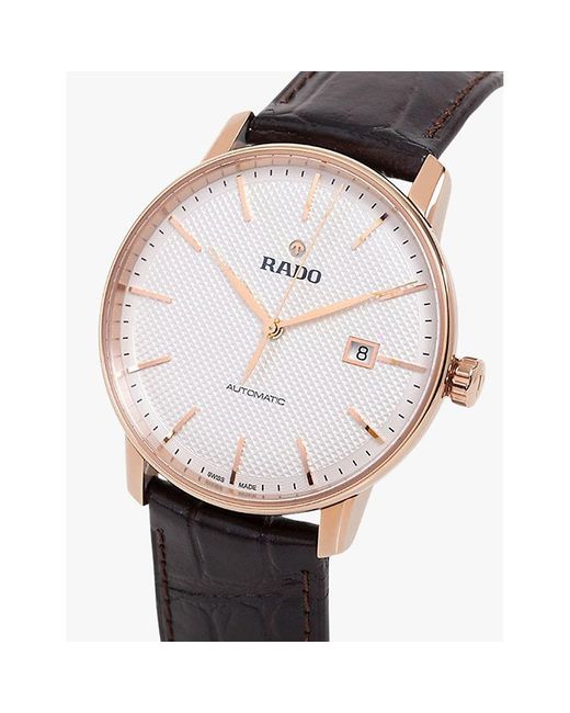 Rado R22877025 Coupole Classic Automatic Rose-Plated Stainless Steel ...