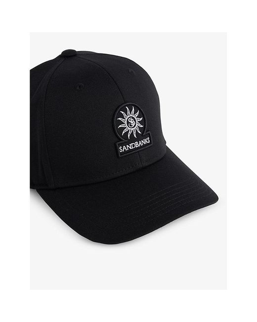 Sandbanks Badge Logo Cap in Black for Men | Lyst