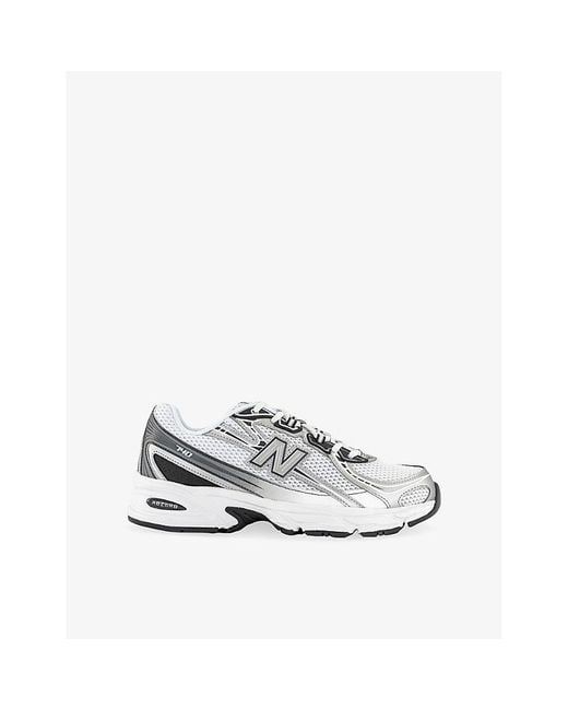 New Balance 740 V2 Mesh Trainers in White for Men | Lyst UK