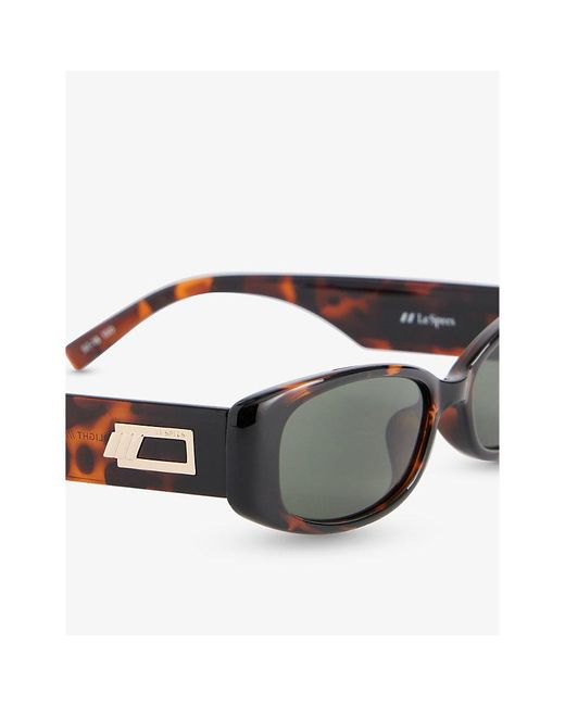 Le Specs Lsp2552121 Starlight Rectangle-Frame Sunglasses in Green | Lyst