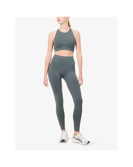 ADANOLA Impact Seamless High-Rise Gym Leggings in Blue | Lyst UK
