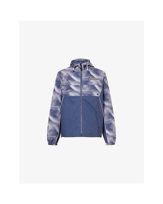 Trapstar Hyperdrive Hooded Woven Jacket in Blue for Men | Lyst UK